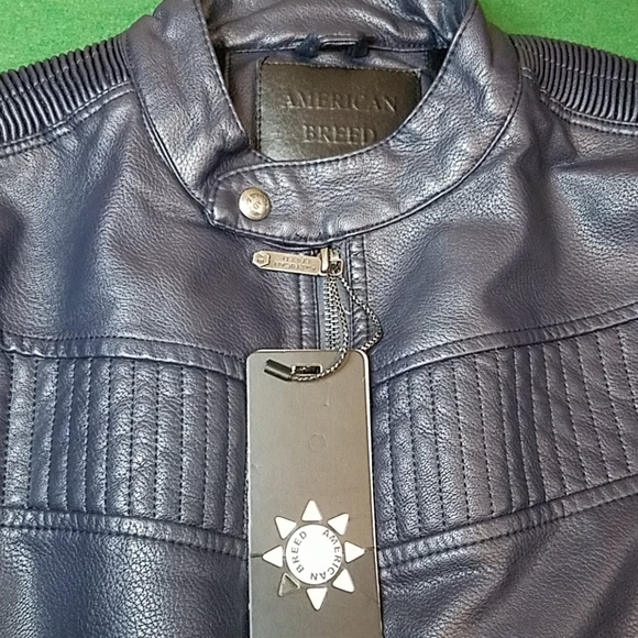 American Breed | Jackets & Coats | American Breed Pleather Jacket Mens ...
